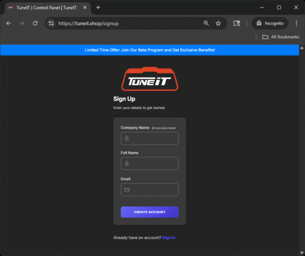 Instructions: TuneIT TCU Tune